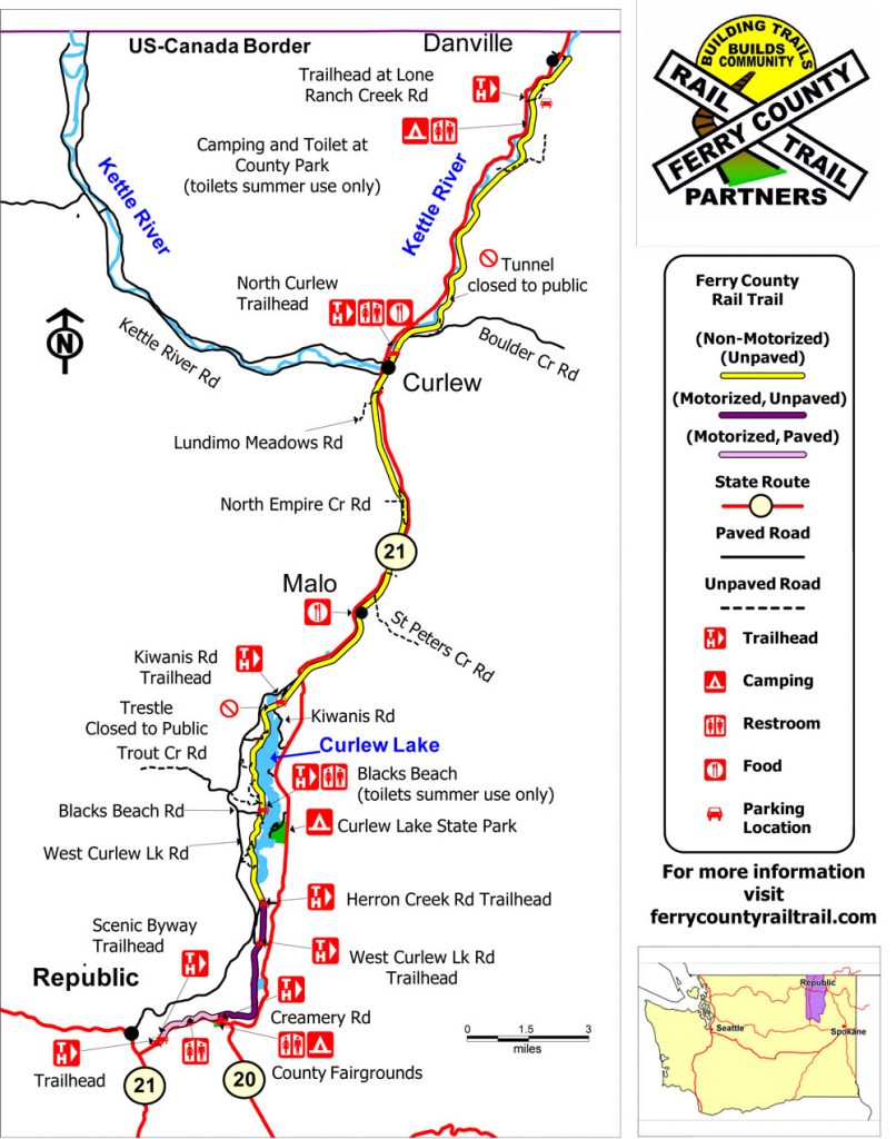 The Ferry County Rail Trail is ready to ride! | Republic, Washington
